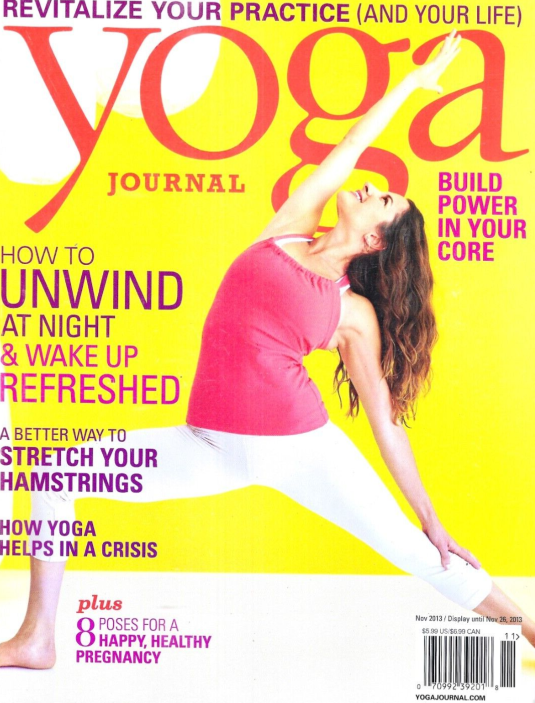 Yoga Journal Magazine Unwind Power Core Hamstrings Stretch Healthy ...