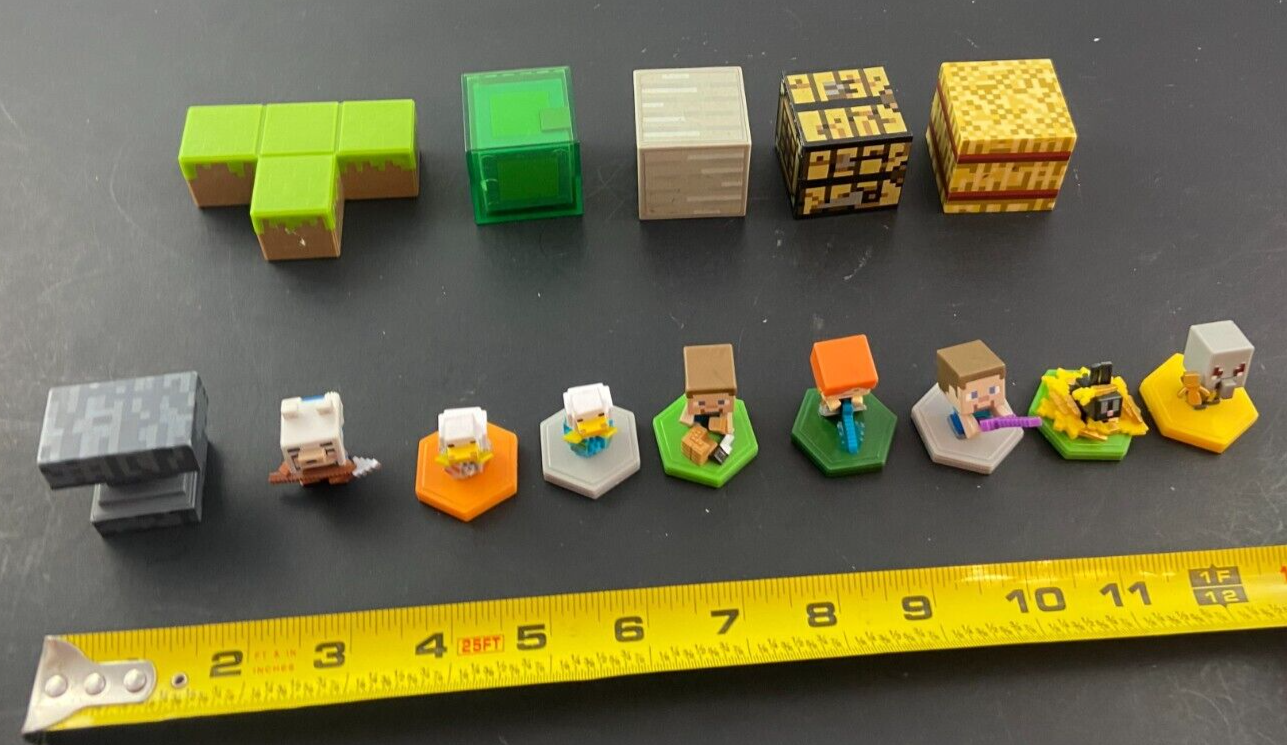 Mattle Minecraft Figures Figurines 14 Lot Character Toys 2019 | eBay