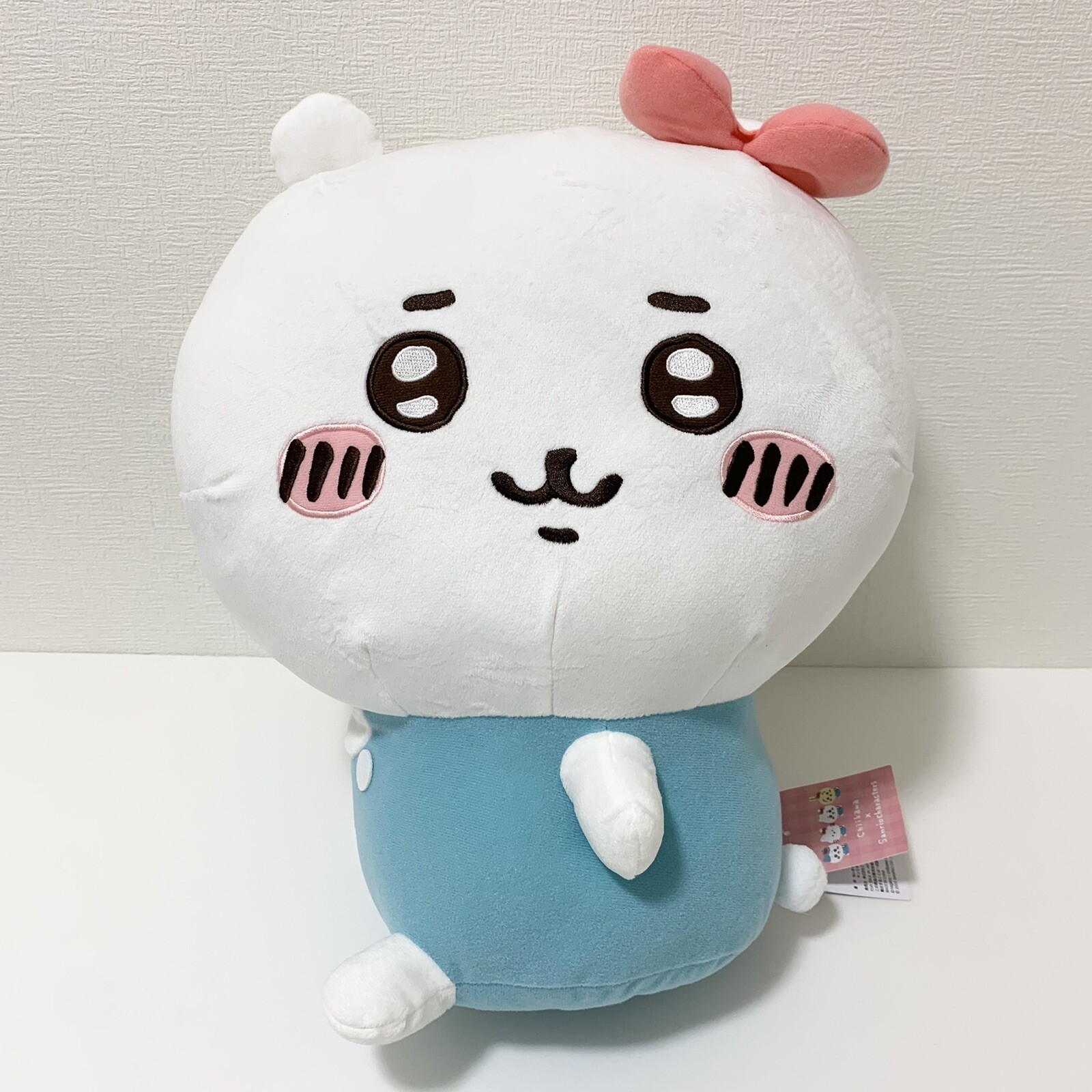 Chiikawa x Sanrio Characters Big Plush Doll GJ Chikawa x Hello Kitty ...