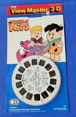 SEALED The Flintstone Kids #1066 Cartoon TV Show view-master 3 Reels ...