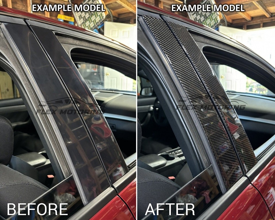 2014-2019 Cadillac CTS USA Made Real Carbon Fiber Black Pillar Post ...