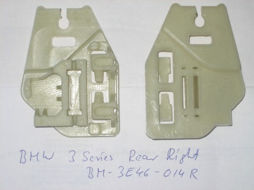 BMW 3 series E46 1998-2005 Window Regulator Repair Clips (2) - rear SET ...
