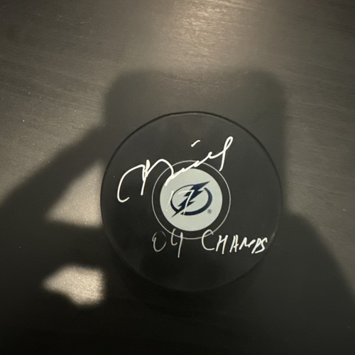 Ruslan Fedotenko Signed Autographed Tampa Bay Lightning Puck Inscribed ...