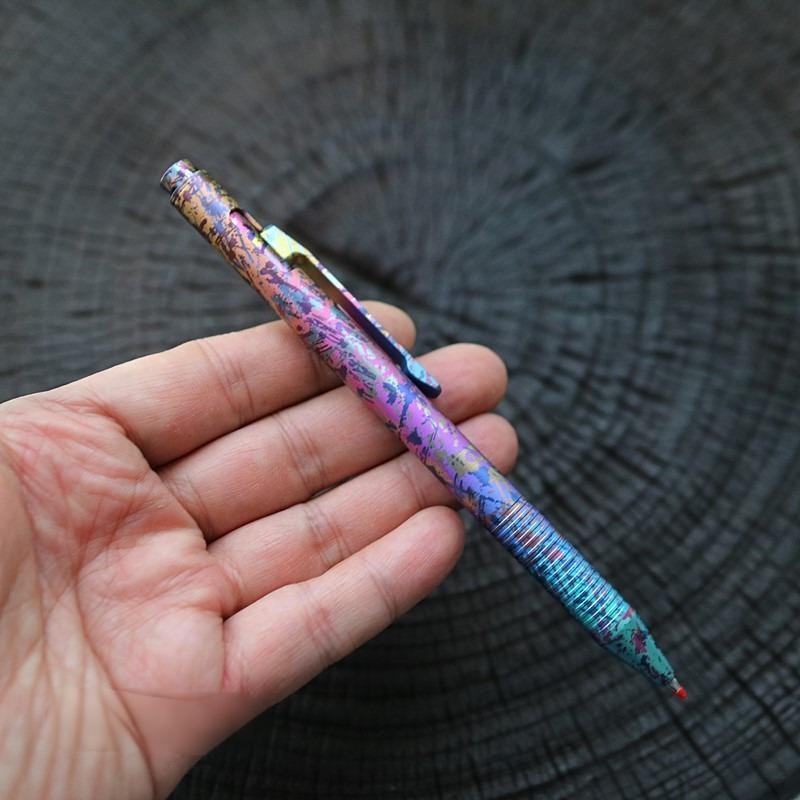 Titanium Ballpoint Pen Multicolor Pocket Writing Signature Pen Business ...