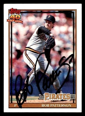 1991 Topps Baseball #479 Bob Patterson Signed Autograph (no COA) | eBay