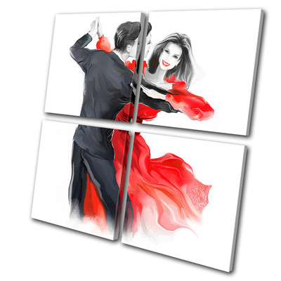 Performing Ballroom Dancing MULTI CANVAS WALL ART Picture Print VA | eBay