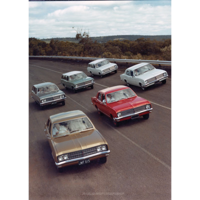 Holden HK Car Family Art Print – Lang Lang Proving Ground 1968 – 3 ...