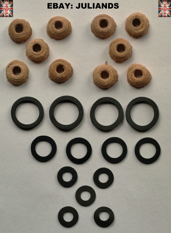 TILLEY LAMP SPARES SERVICE KIT CUP WASHERS SEALS PARTS KEROSENE LAMP ...