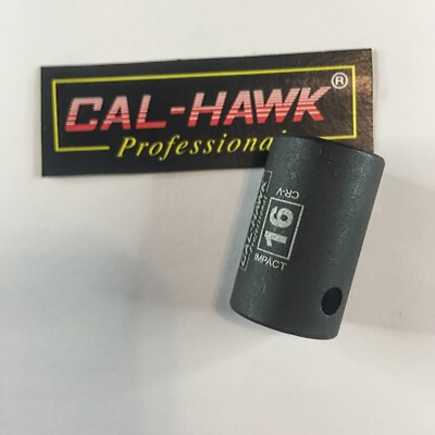 Cal- Hawk Professional Impact Socket 16 mm x 1/2" Dr -6Pt- Free USA ...