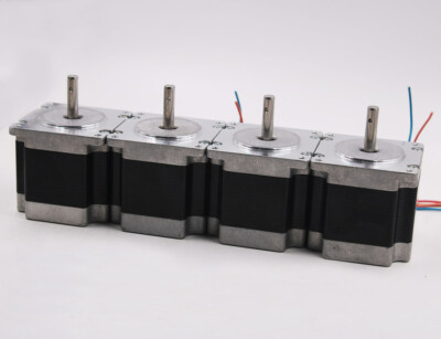 4PCS Nema 23 Stepper Motor 1.26Nm(179oz.in) 56mm 2.8A 6.35mm Shaft CNC ...