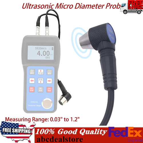 7.5MHZ Ultrasonic Thickness Gauge Meter Tester Probe Sensor Transducer ...