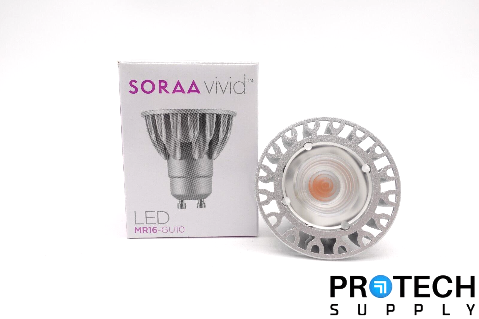 Soraa Vivid GU10 / LED GU10 3000K 60°FL / SM16GW-09-60D-930-03 NEW w ...