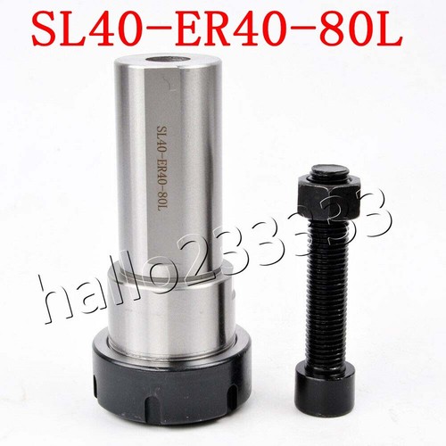 1PCS SL40-ER40-80L Floating Tapping CNC Collet Chuck Holder Straight ...