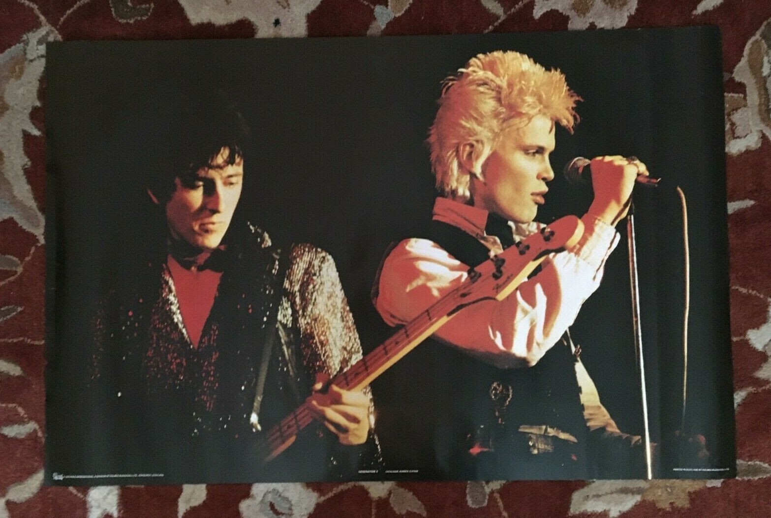 BILLY IDOL GENERATION X rare commercial poster from 1979 | eBay