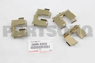 0494842030 Genuine Toyota FITTING KIT, DISC BRAKE, REAR 04948-42030 | eBay