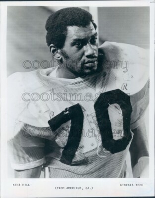 Georgia Tech College Football Player Kent Hill NFL LA Rams Press Photo ...