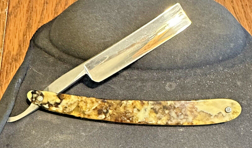 VINTAGE TORTOISE SHELL STRAIGHT RAZOR BUTCHER BROTHERS SHEFFIELD | eBay