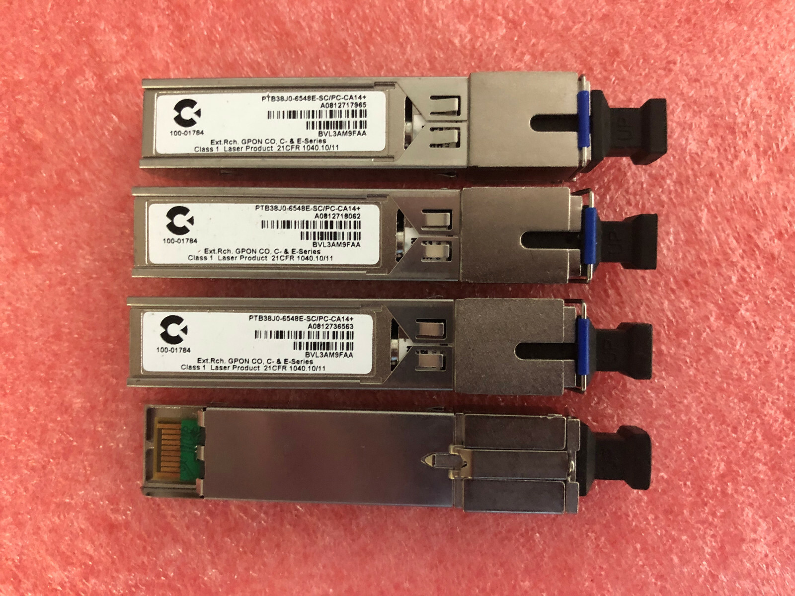 Calix 100-01784 GPON OLT 2.4/1.2G SFP Ext Rch. 1490/1310nm SC SMF ...