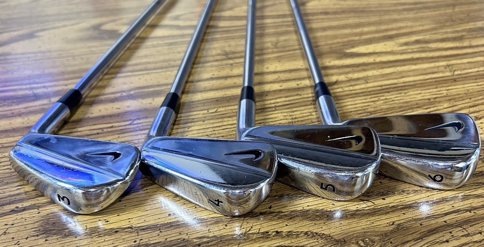 Beautiful Nike Forged MB Blades, 3-PW, Steel Stiff Shafts, 1 inch Long ...