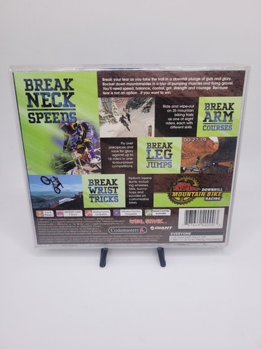 No Fear Downhill Mountain Bike Racing Sony PlayStation 1 PS1 W/ Reg ...