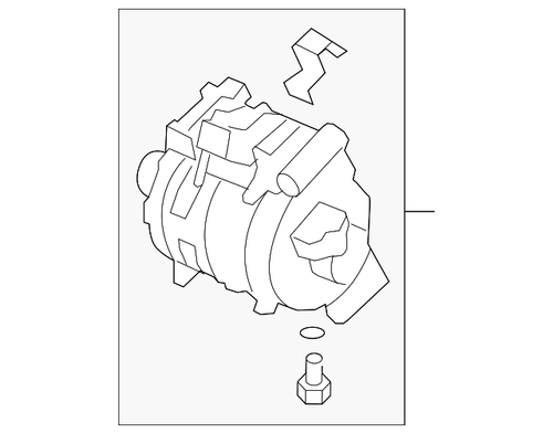 Genuine Honda A/C Compressor 38810-R40-A01 | eBay