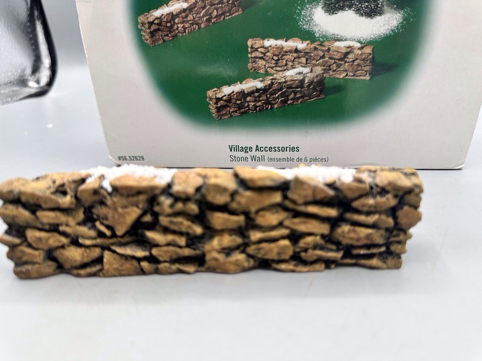 Dept 56 Stone Corner Posts with 4 Holly Tree and Stone Archway, 6 Stone ...