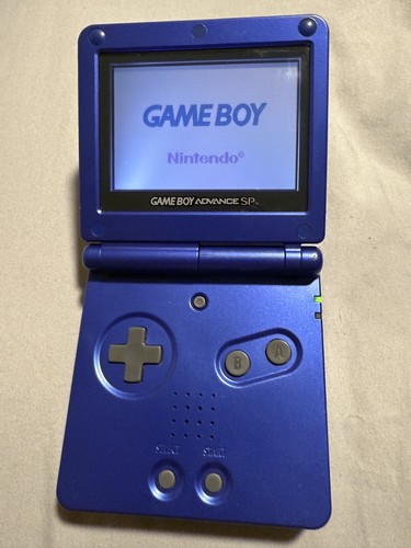 Nintendo Game Boy Advance SP Cobalt Blue AGS-001 w/ Charger Tested ...