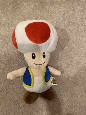 Nintendo Super Mario Toad Plush Toy Stuffed Animal 9" | eBay