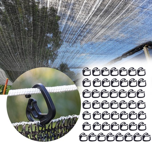 50Pcs Shading Net Hook Fixing Buckle for Anti Bird Netting Shade Fabric ...