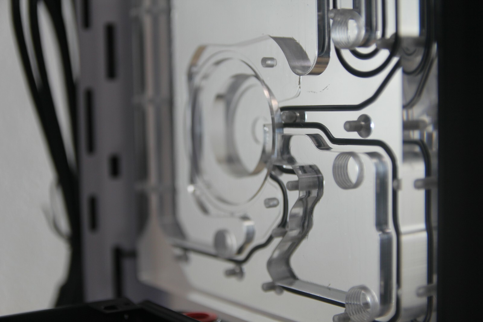 011 Dynamic XL Front Panel Reservoir Water Distro Water Cooling D5 Pump ...