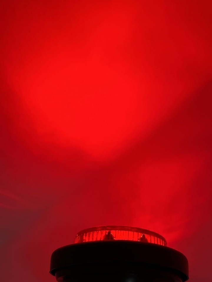 2" Round 13 LED Red/Amber Light Truck Trailer Side Marker Clearance ...