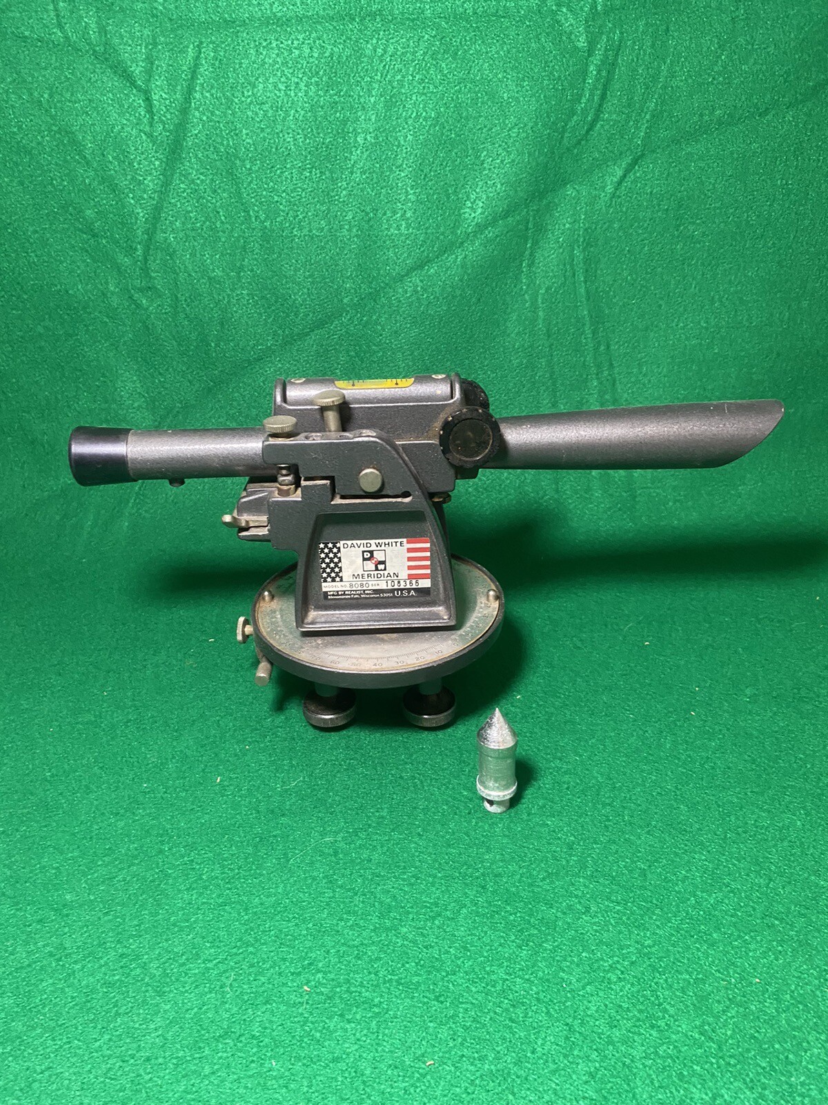 David White Model 8080 Meridian Level TRANSIT Surveying for sale online ...