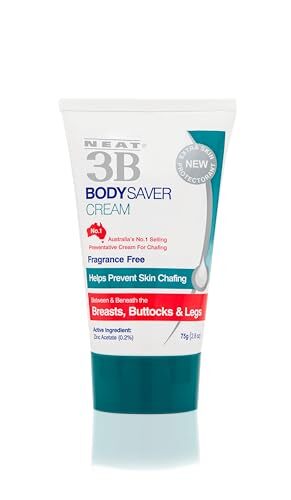 Neat 3B Body Saver Anti-Chafe and Sweat Rash Cream. Under Arm Breast ...