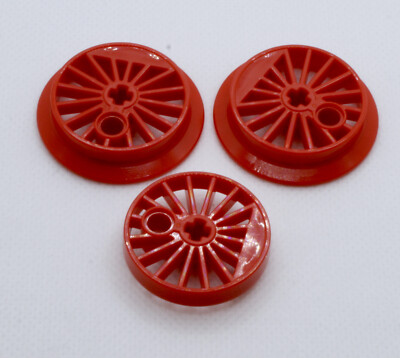 New Lego Train Wheel Red in Original Factory 3 pack Part# 85489 Steam Engine | eBay