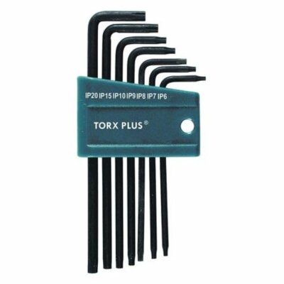 Wiha 36690 7 Piece Torx Plus Key Set, IP6, IP7, IP8, IP9, IP10, IP15 ...