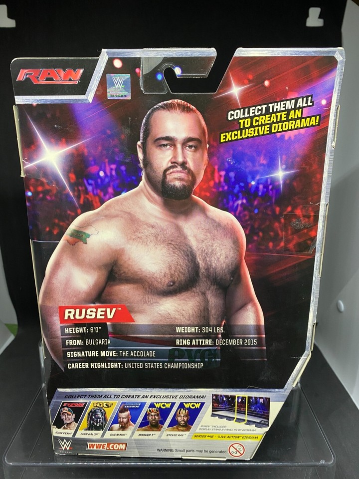 WWE RUSEV MATTEL ELITE SERIES 46 WRESTLING ACTION FIGURE AEW MIRO | eBay