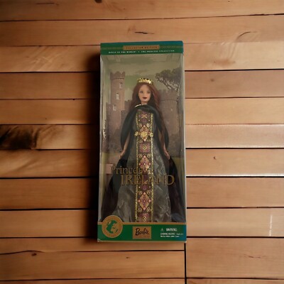 2001 Dolls of the World Princess of Ireland Barbie NEW IN BOX Mint ...