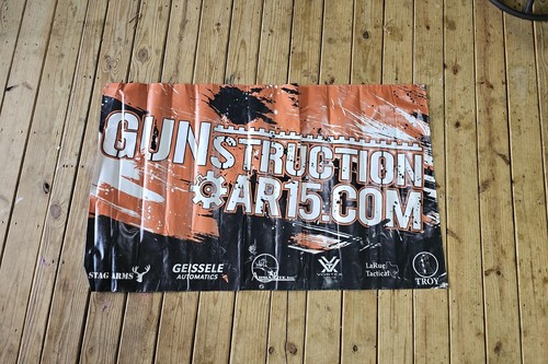 AR15Com Gunstruction 3 Gun Competition Banner Sign 5x3' Vortex Armalite ...