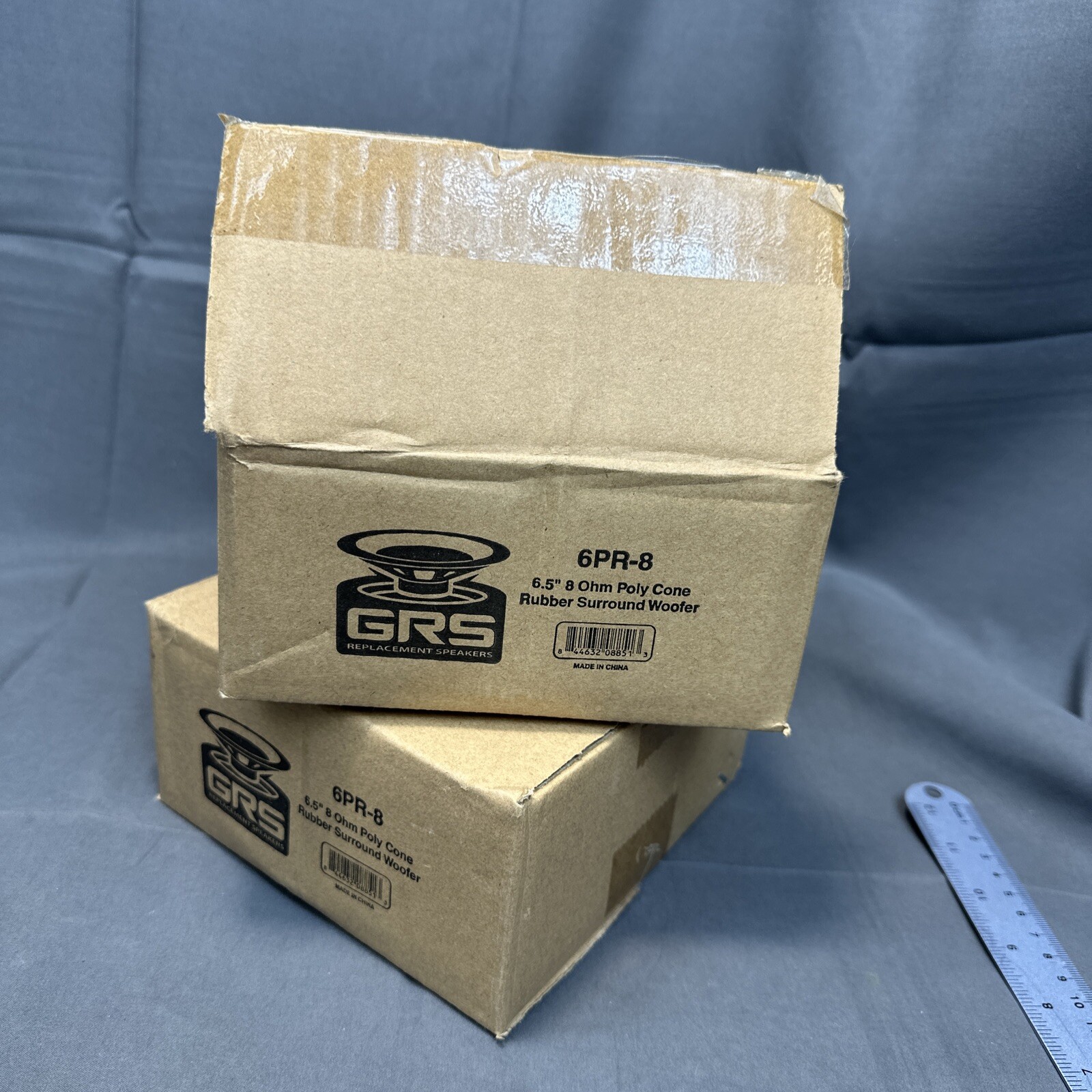 Brand New GRS 6PR-8 6.5" Poly Cone Rubber Surround Woofer LOT 2 ...