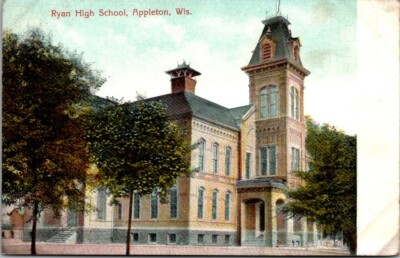 Postcard Ryan High School Appleton WI | eBay