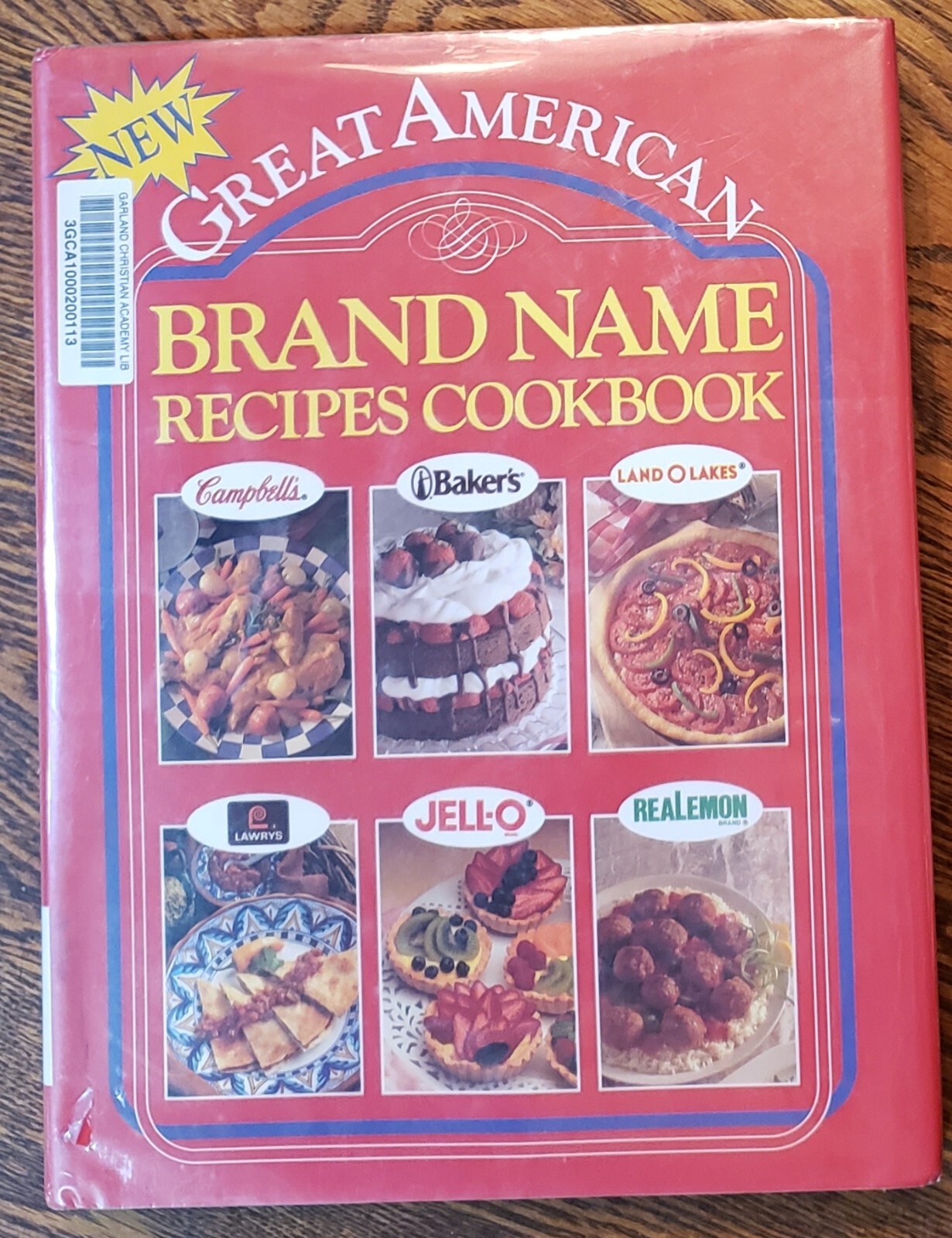"New Great American Brand Name Recipes Cookbook" 1992 1stEd. Hc/Dj ...