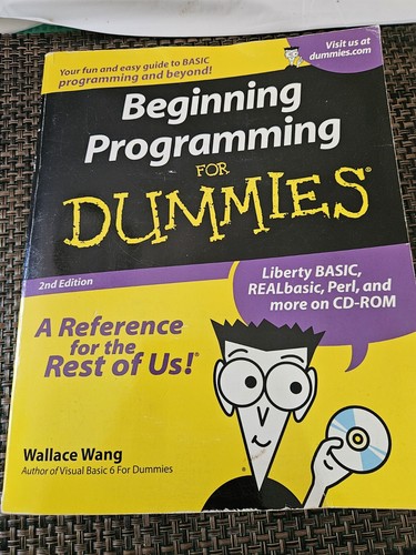 Beginning Programming by Wallace Wang and Wally Wang (2001, Trade Paperback) 9780764508356 | eBay