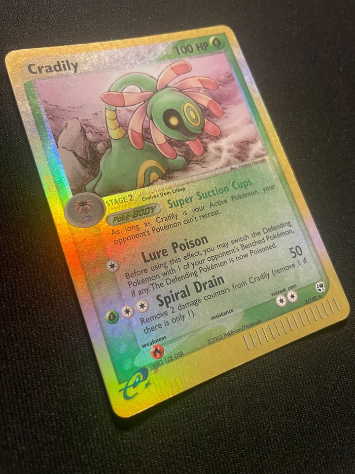 Cradily 3/100 | 2003 Pokemon EX Sandstorm Reverse Holo | MP | eBay