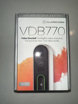 Alarm.com Doorbell Camera ADC-VDB770 Video Doorbell New Sealed | eBay