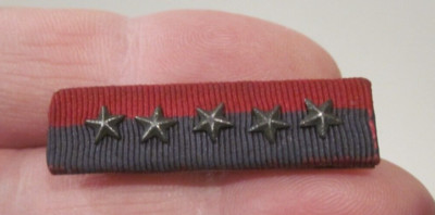 VTG US MILITARY ROTC RIBBON BAR SCABBARD & BLADE SOCIETY 3/8" BRASS PIN ...