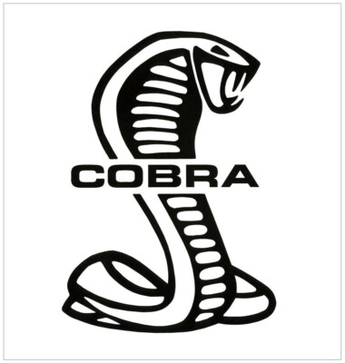 Vinyl Decal- Fits Ford Cobra Racing (Pick Size & Color) Car Truck ...