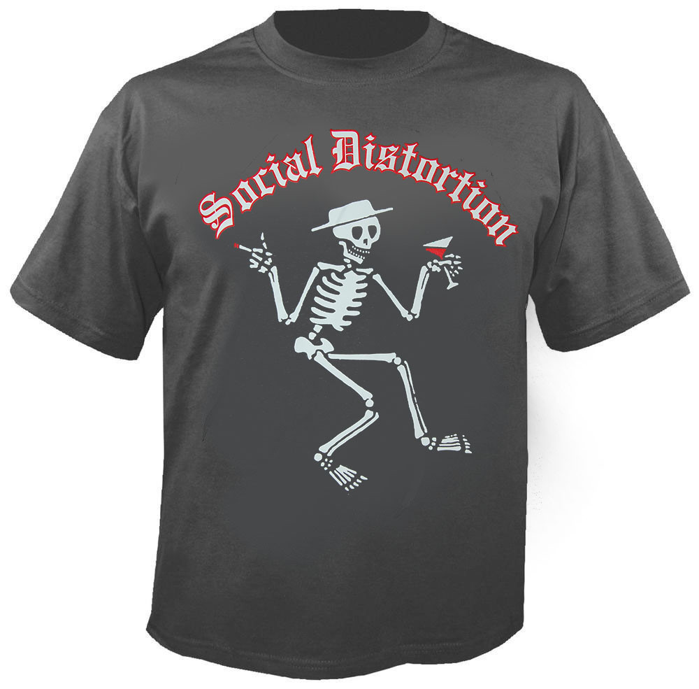 SOCIAL DISTORTION - Skelly Logo - T-Shirt | eBay.de