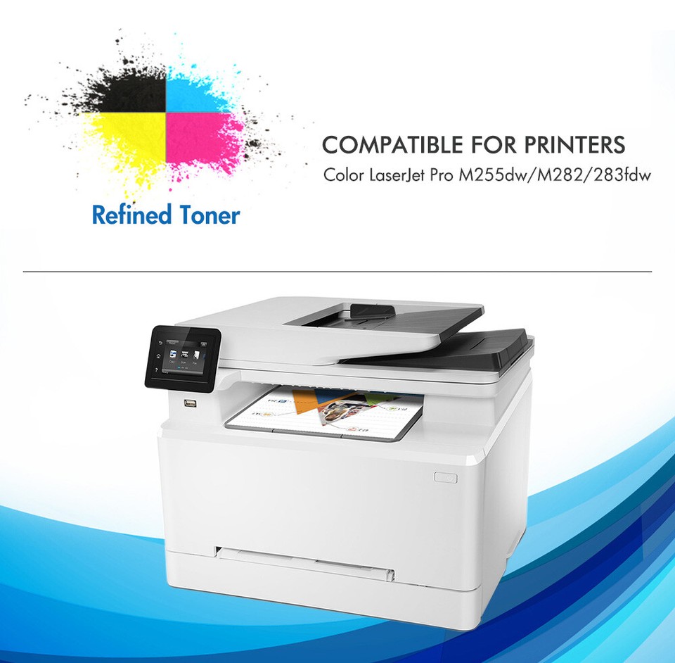 4PK 206A W2110A Toner Cartridge For HP LaserJet MFP M282 M283fdw ...