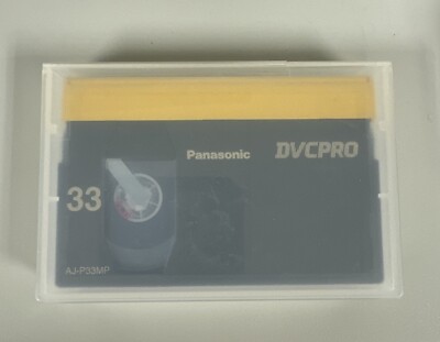 NEW Panasonic AJ-P33MP DVCPRO Cassette Video Tapes DVCPro 33 Tape | eBay
