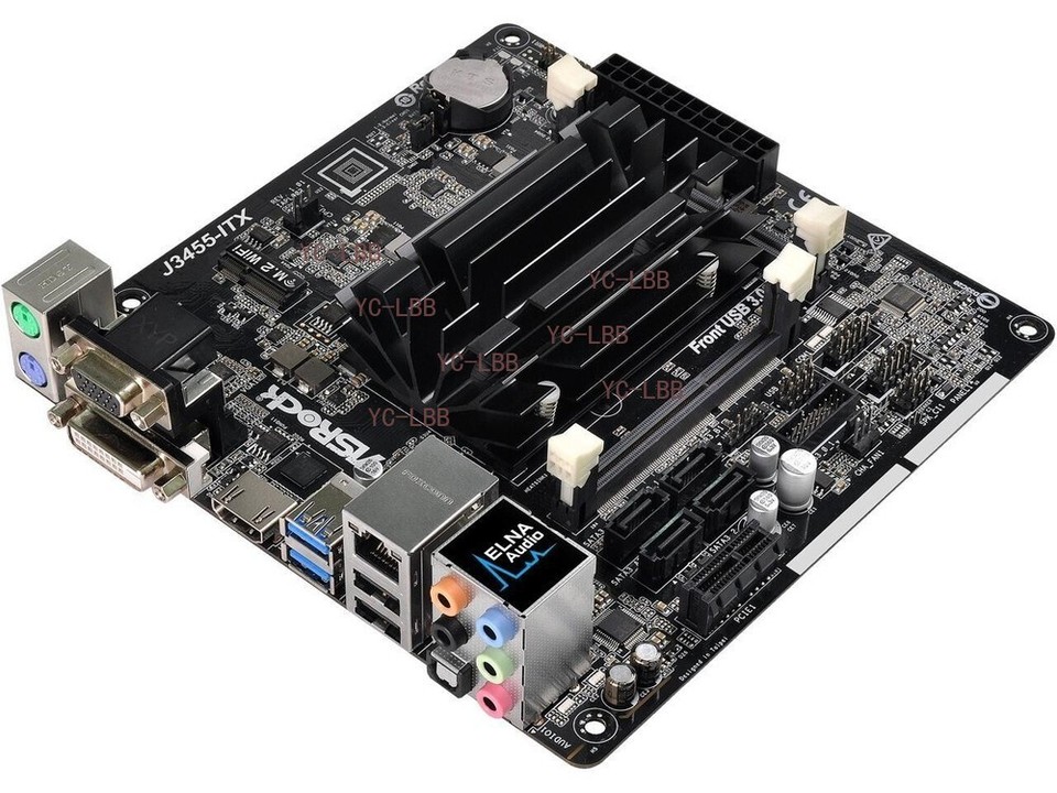 ASRock J3455-ITX Intel Quad-Core Processor J3455 (2.3GHz) Mini ITX ...